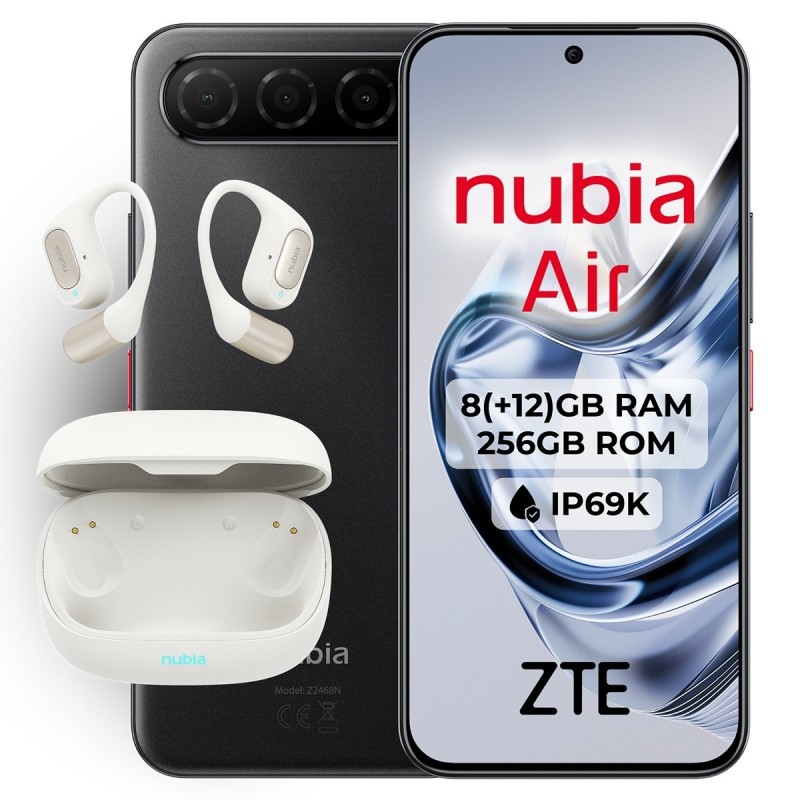Meta title-ZTE Nubia Air 5G 256GB con ZTE Buds 2 de regalo